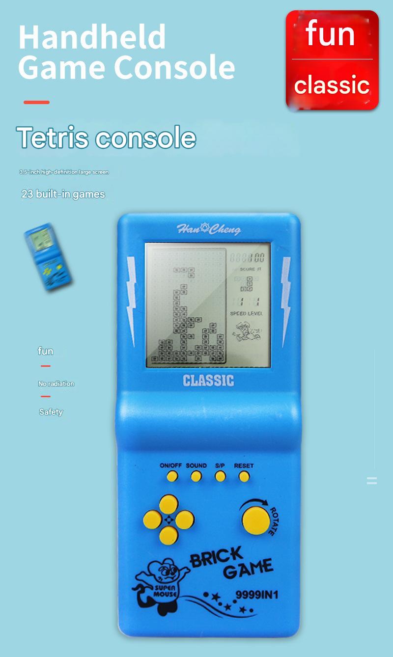 【SG stock】Children Puzzle 🎁 Handset Brick game Tetris game console Wide ...