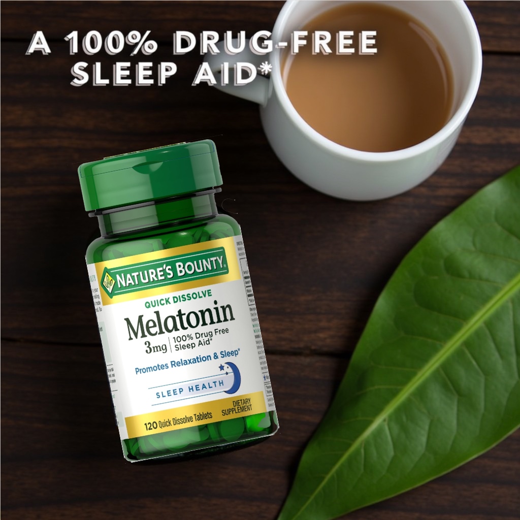 🔥 [New Launch] Nature’s Bounty Melatonin 3mg 120 Tabs – Sleep Aid ...