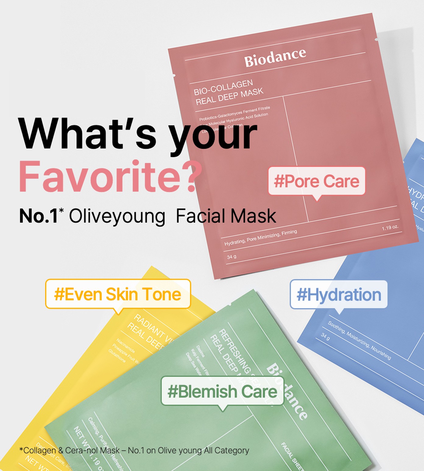 [Biodance Official] Bundle of 4 (Total 16ea) Overnight masks Compete ...