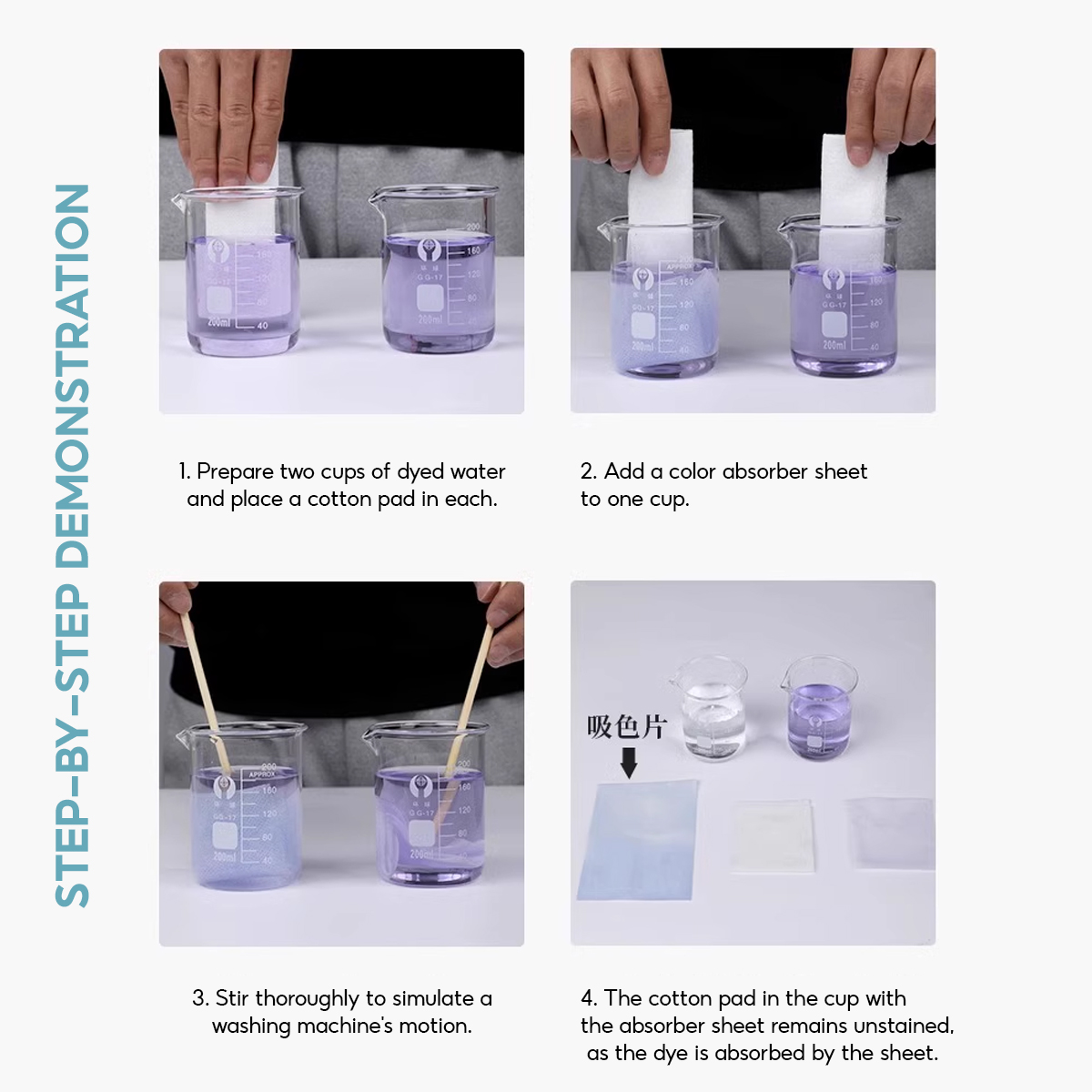 Kinbata Color & Dirts Absorption Colour Catcher Laundry Sheet Color ...