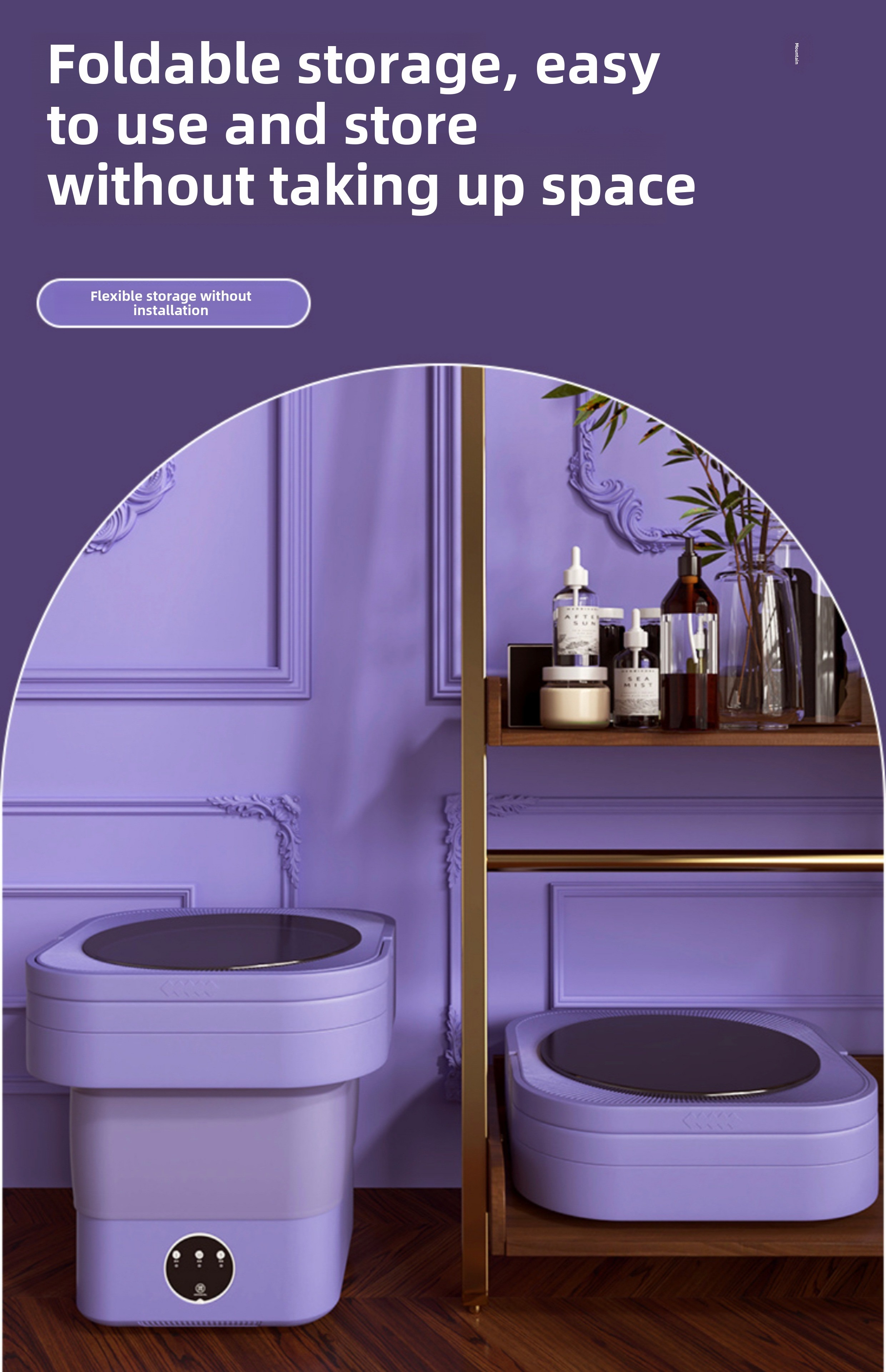 8L Mini Washing Machine With Drain Portable Washing Machine For Socks ...