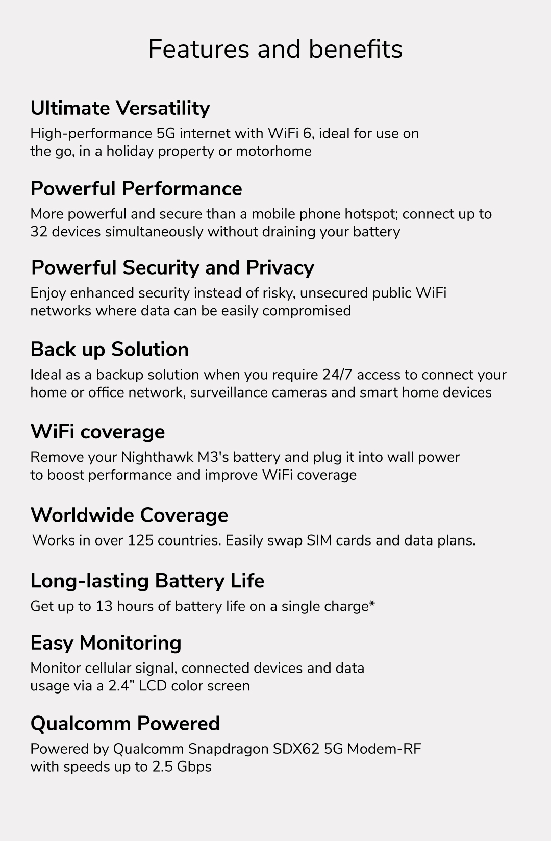 NETGEAR Nighthawk M3 5G WiFi 6 Mobile Hotspot Router (MH3150): Portable ...