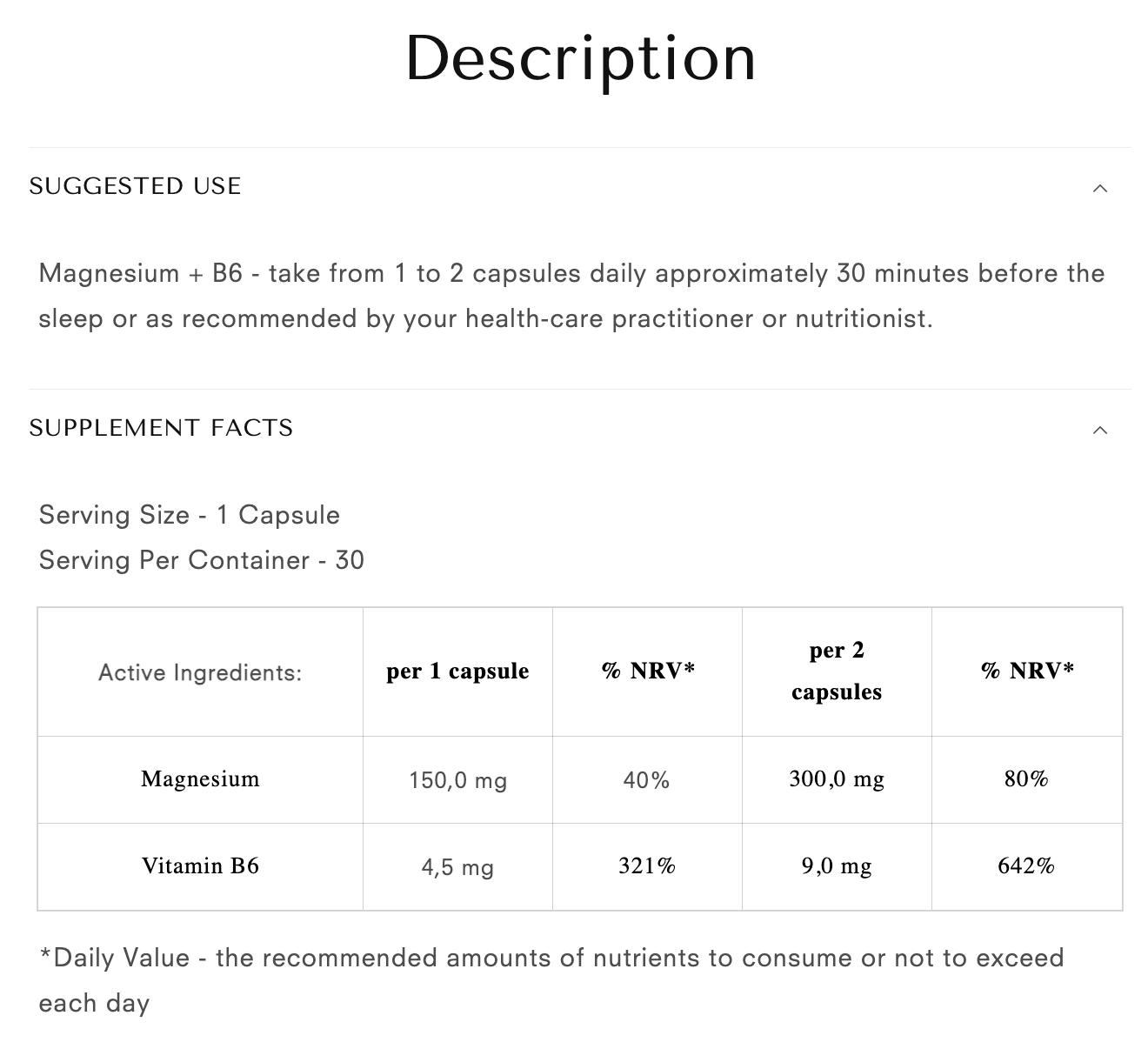 SWISS’ Ovit Magnesium Malate + Vitamin B6 - High Absorption Formula for ...