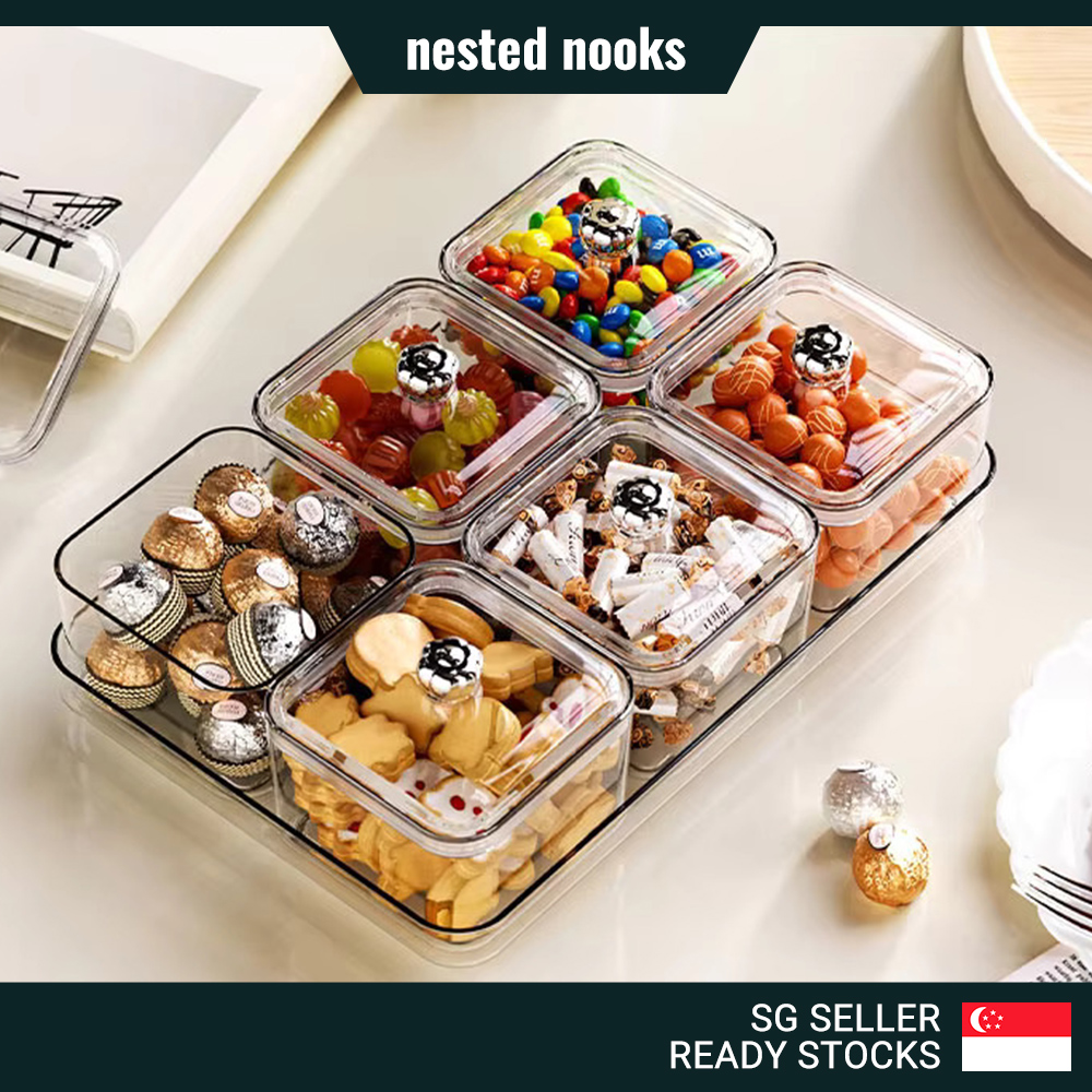 Hari Raya Puasa 2026 Party Holiday Sweets Candy Nuts Snacks Storage Box ...