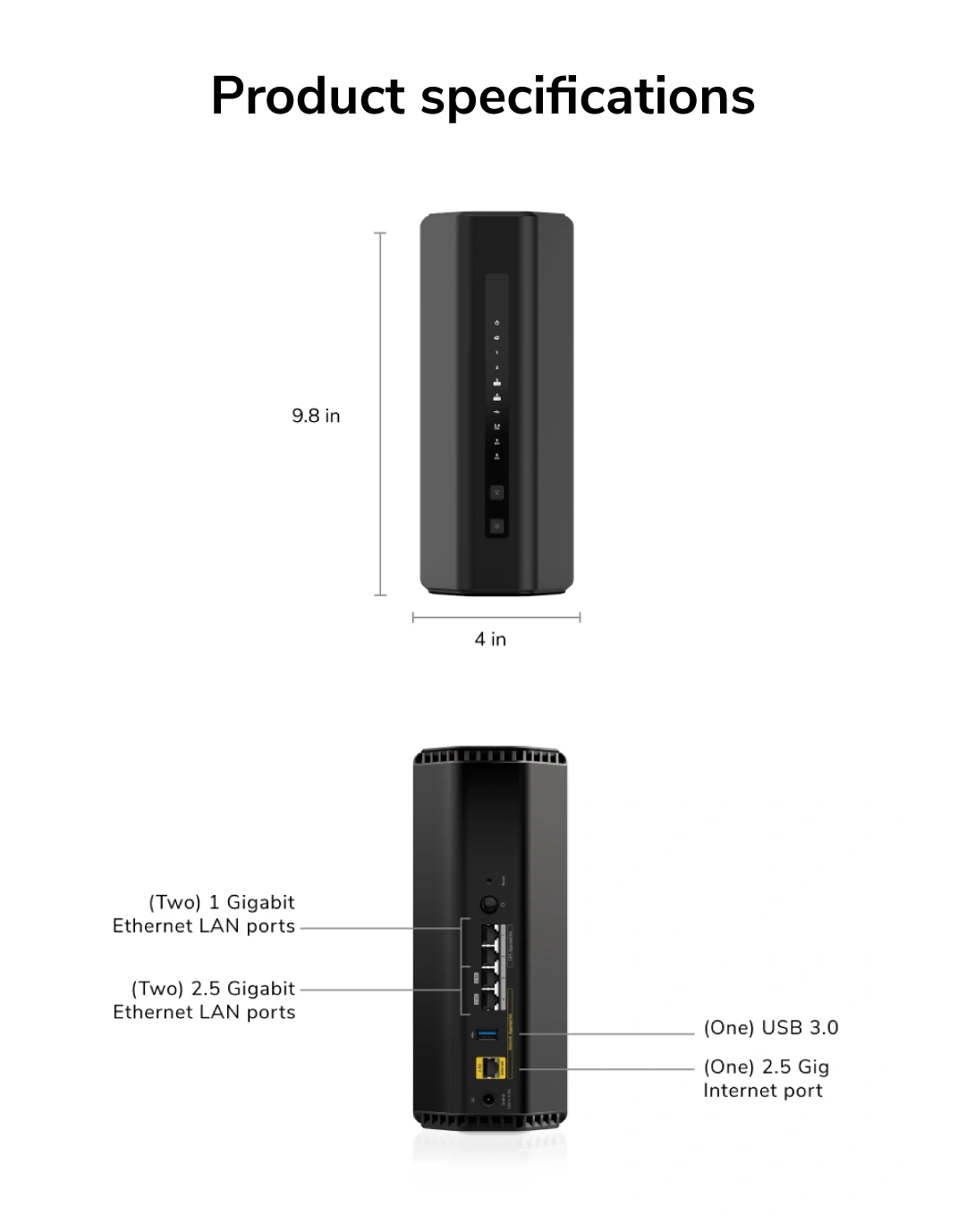 NETGEAR Nighthawk (RS300) WiFi 7 Router : Tri-Band, Up to 2,500 sq ft ...