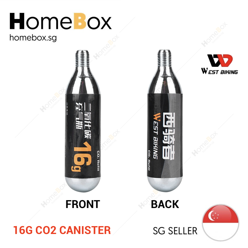 [HomeBox] 🇸🇬 West Biking 16g Threaded CO2 Cannister Cartridges Canister ...