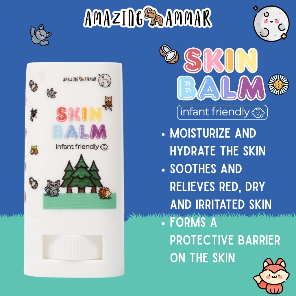 [AMAZING AMMAR] Baby Balm Stick for Tummy, Chest, Skin, Insect Bites ...