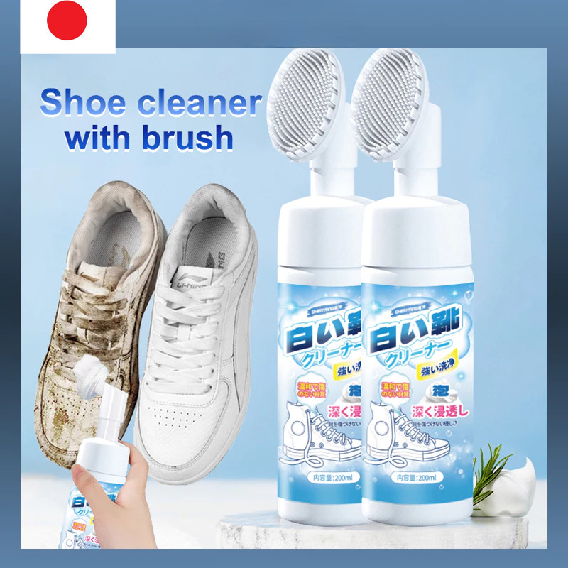 Japan Instant foam shoe cleaner White Shoe Mousse Cleaner Foam ...