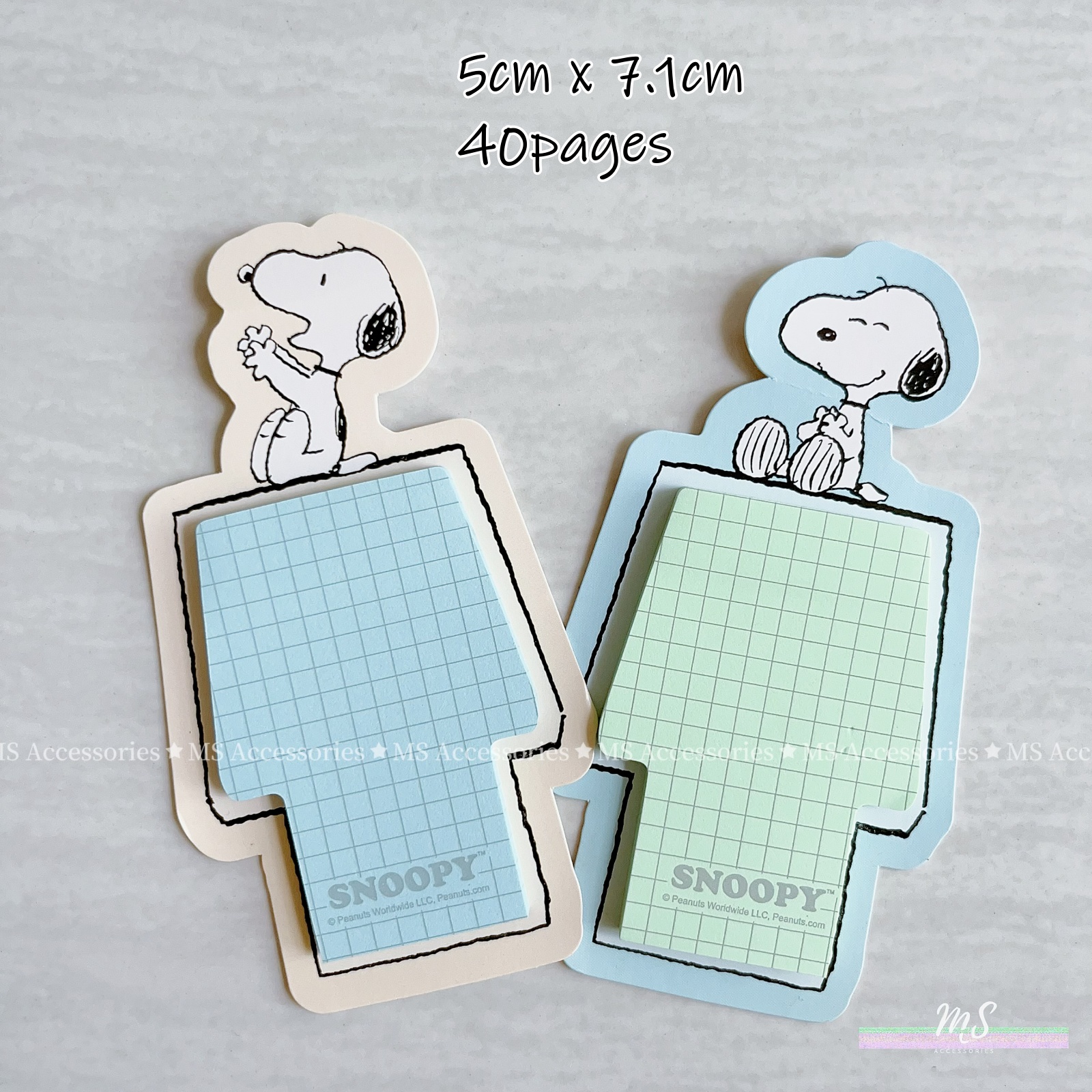 [SG Stock] Labubu Sanrio Snoopy Fruit Flower Leaves Series Note It Pad ...