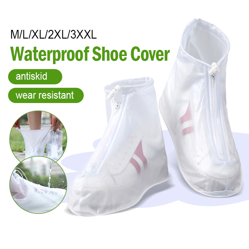 【NDD】Reusable Waterproof Anti-slip Rain Shoe Boots Cover For Adult ...