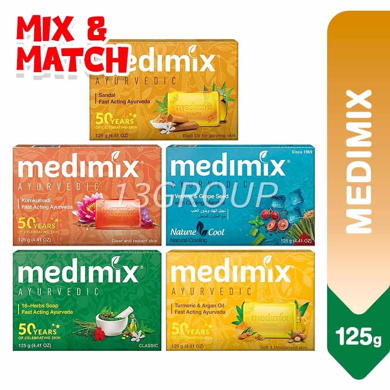 Medimix Ayurvedic Soap Bar, 125g | Shopee Singapore