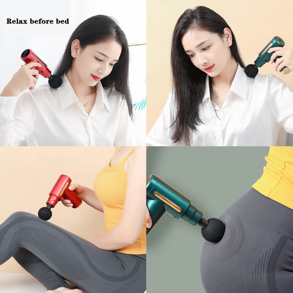 【SG Local】Massage Gun Fascia Muscle Massager Handheld Fascia Gun ...