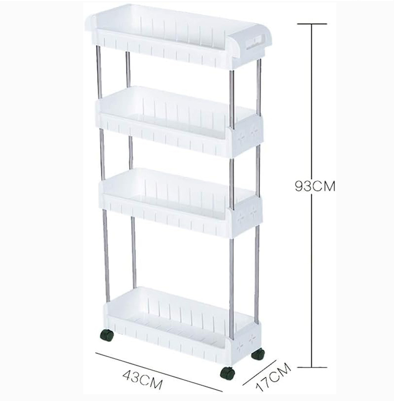 Slim Storage Rack / Organizer Movable Kitchen Bathroom / Let's Mary ...