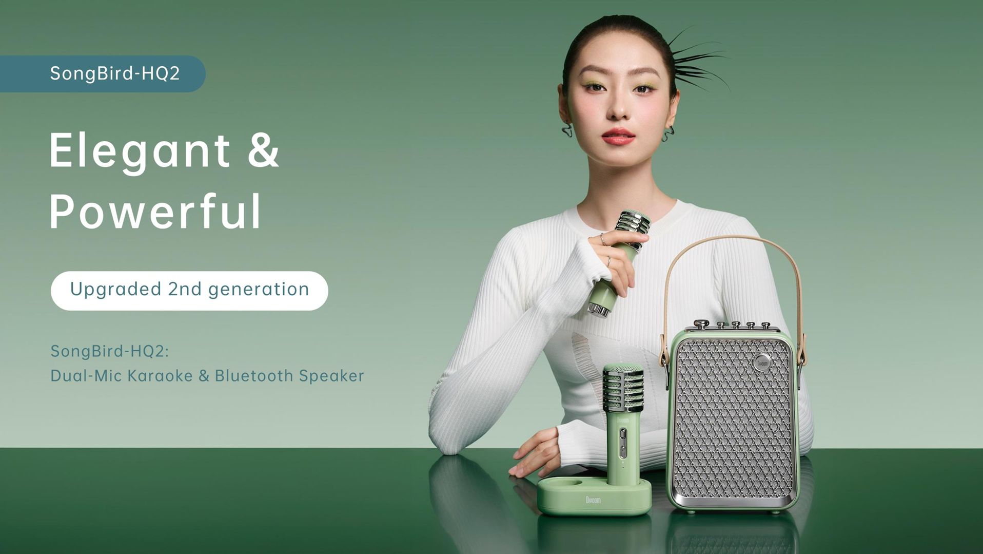 Divoom SongBird‑HQ2 50W Dual Mic Karaoke & Bluetooth Speaker – Party ...