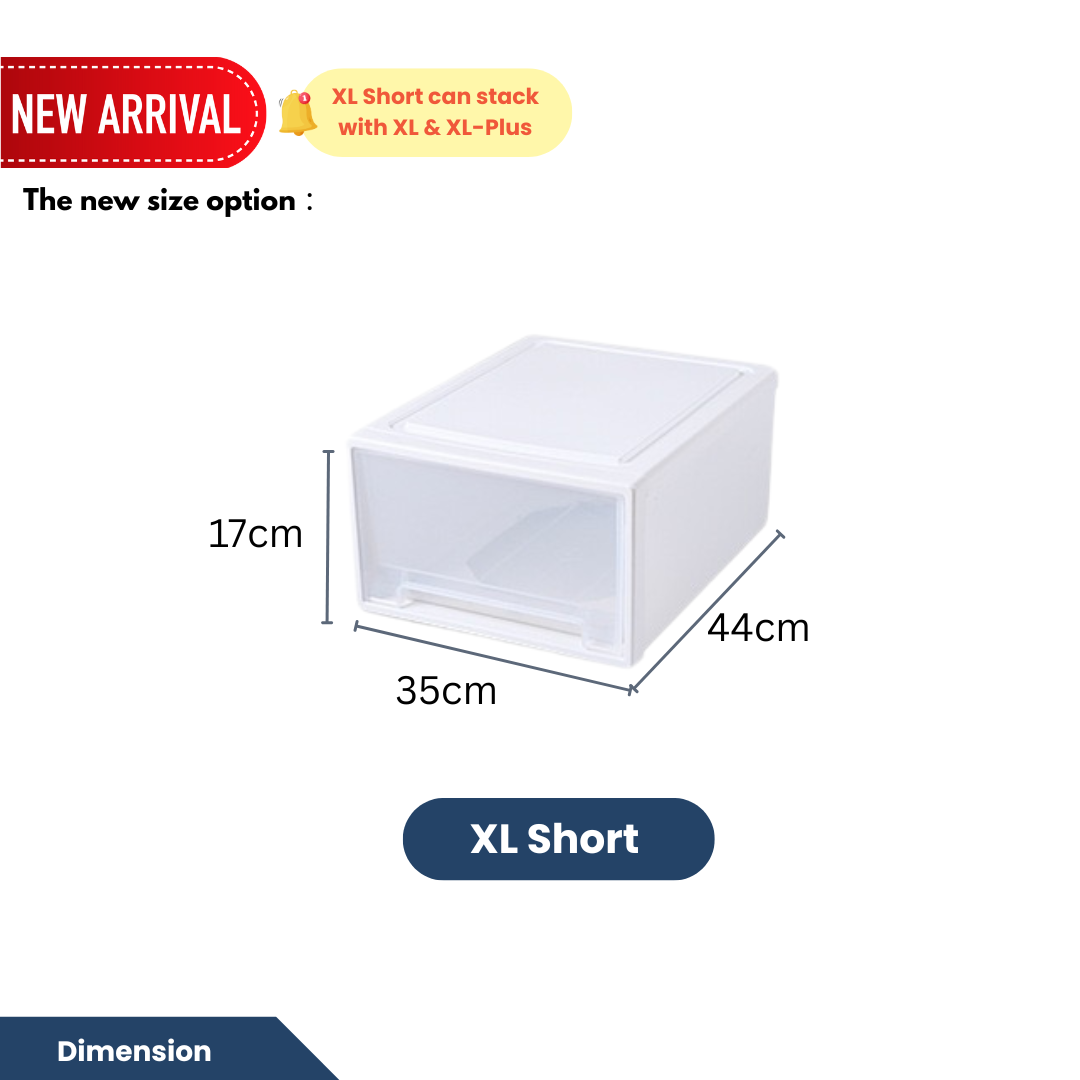 Easyhome.sg [BUNDLE OFFER !] Stackable Storage Drawer | Large Capacity ...