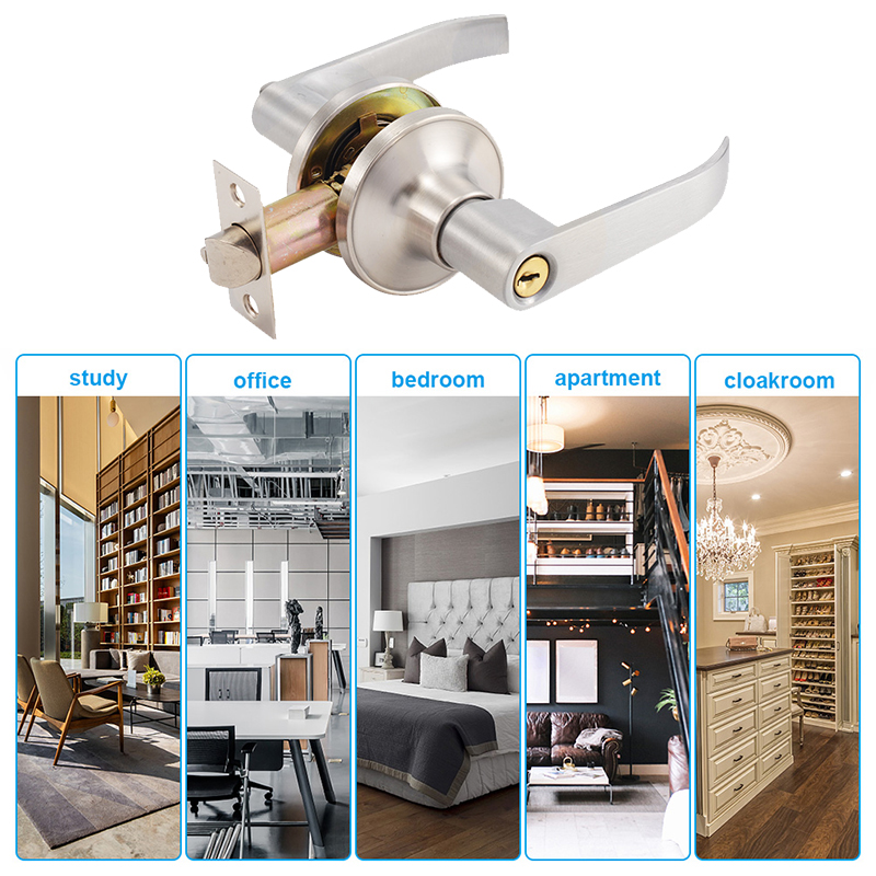 【SG Ready Stock】Aluminium Alloy Door Lock Tubular Lever Door Lock Long ...