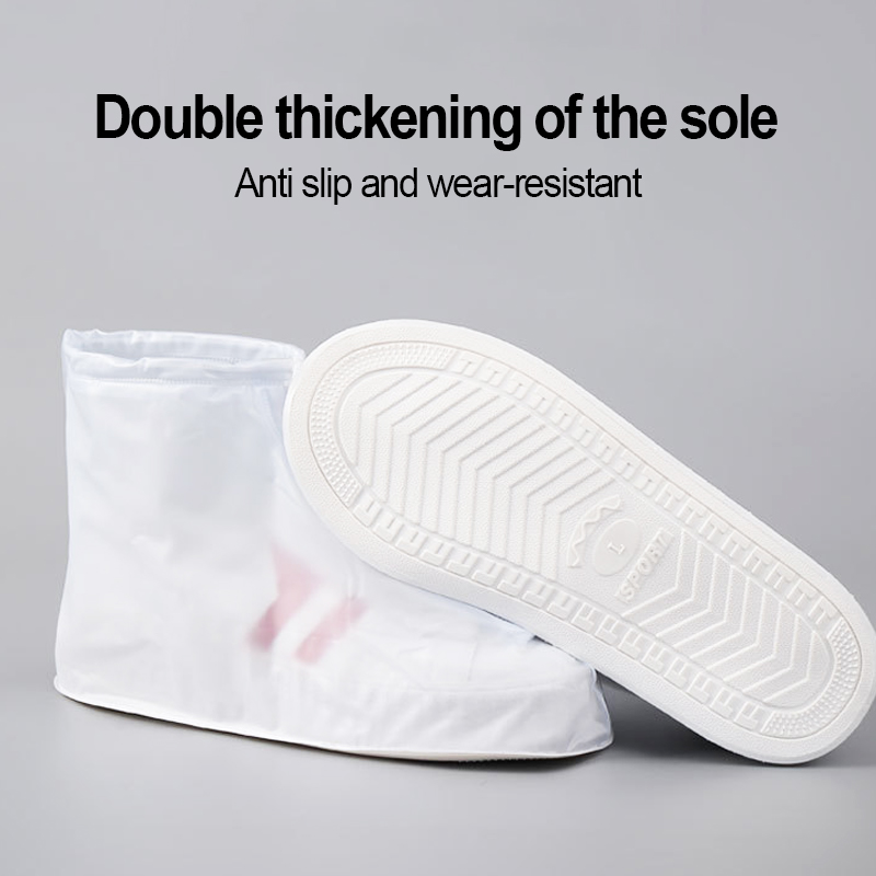 【SG】Reusable Waterproof Anti-slip Rain Shoe Boots Cover For Adult ...