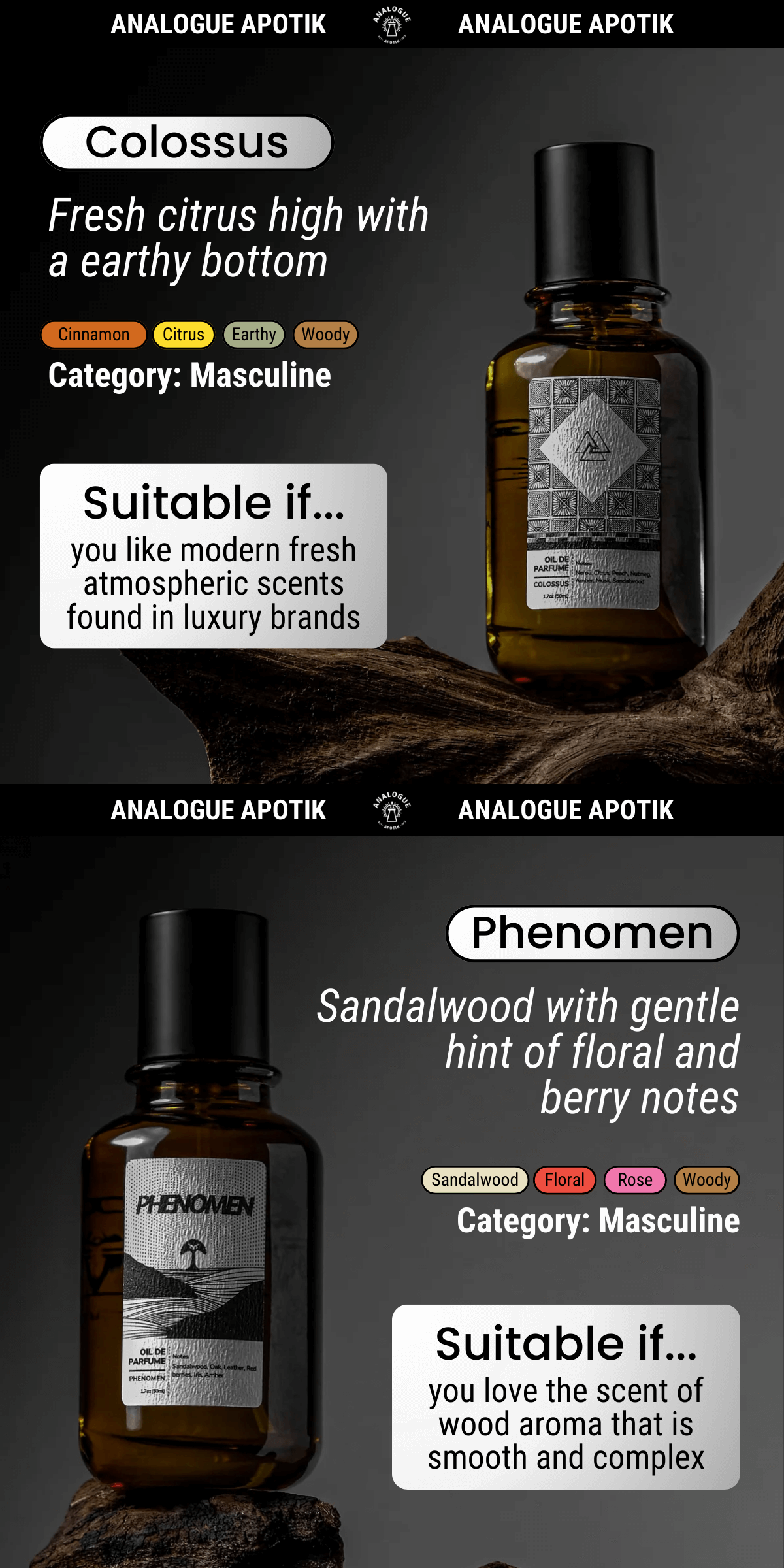 Analogue Apotik Colossus Oil De Parfum Shopee Singapore