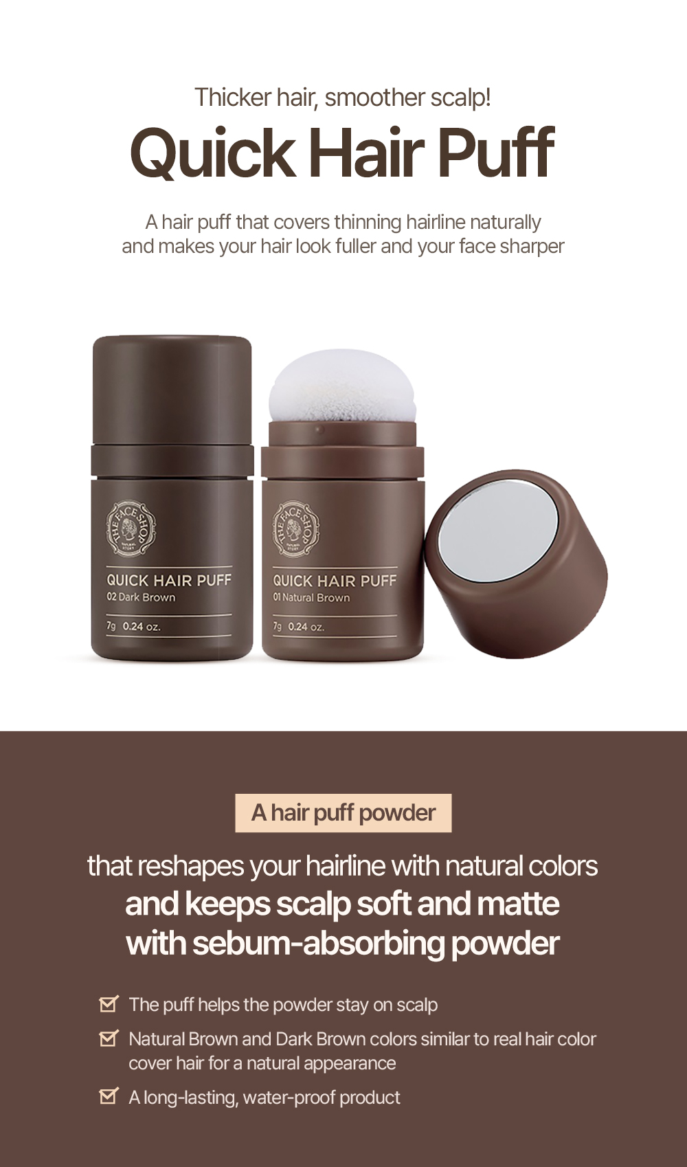 THEFACESHOP Quick Hair Puff | Shopee Singapore