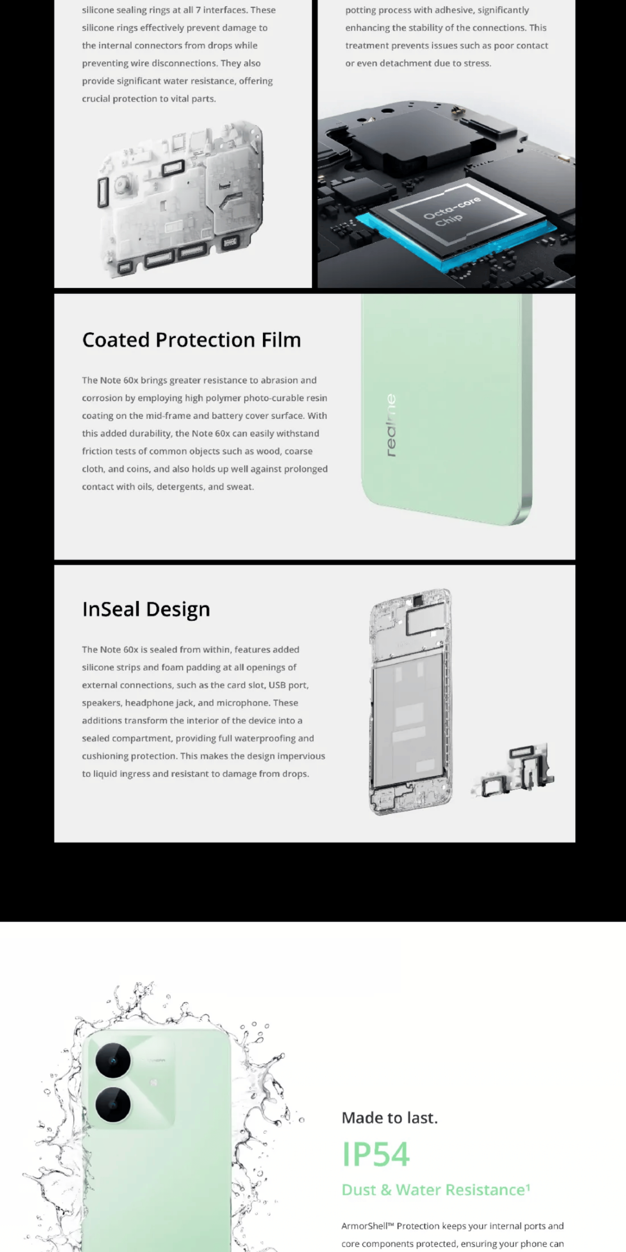 [New] realme Note 60x 4G 12GB(4+ 8GB)+ 64GB| ArmorShell TM Tough Build ...