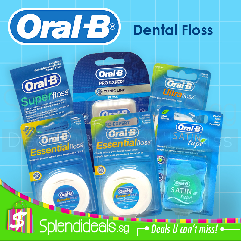[ SPLENDIDEALS SG] ( PACK of 4) ORAL B FLOSS | DENTAL FLOSS 25M | 50M ...