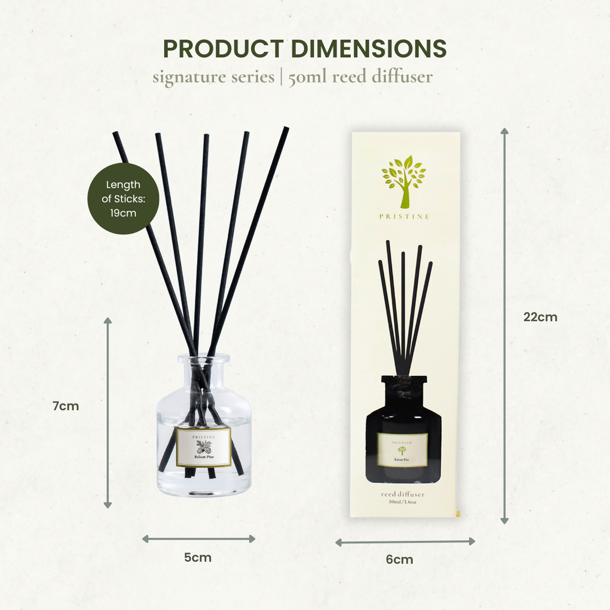 Pristine Reed Diffuser | Himalayan Tea | Signature | Essential Oil | Award Winning | 50ml ...