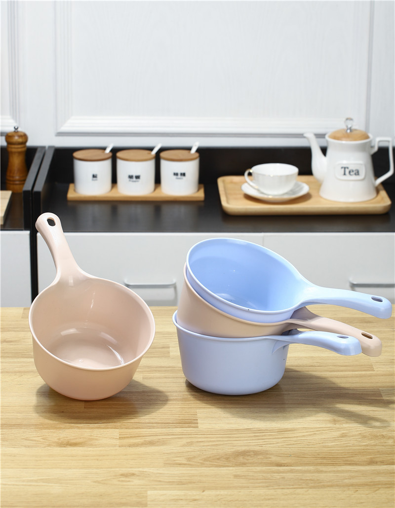 plastic household water scoop round scoop water bath bucket pail ...