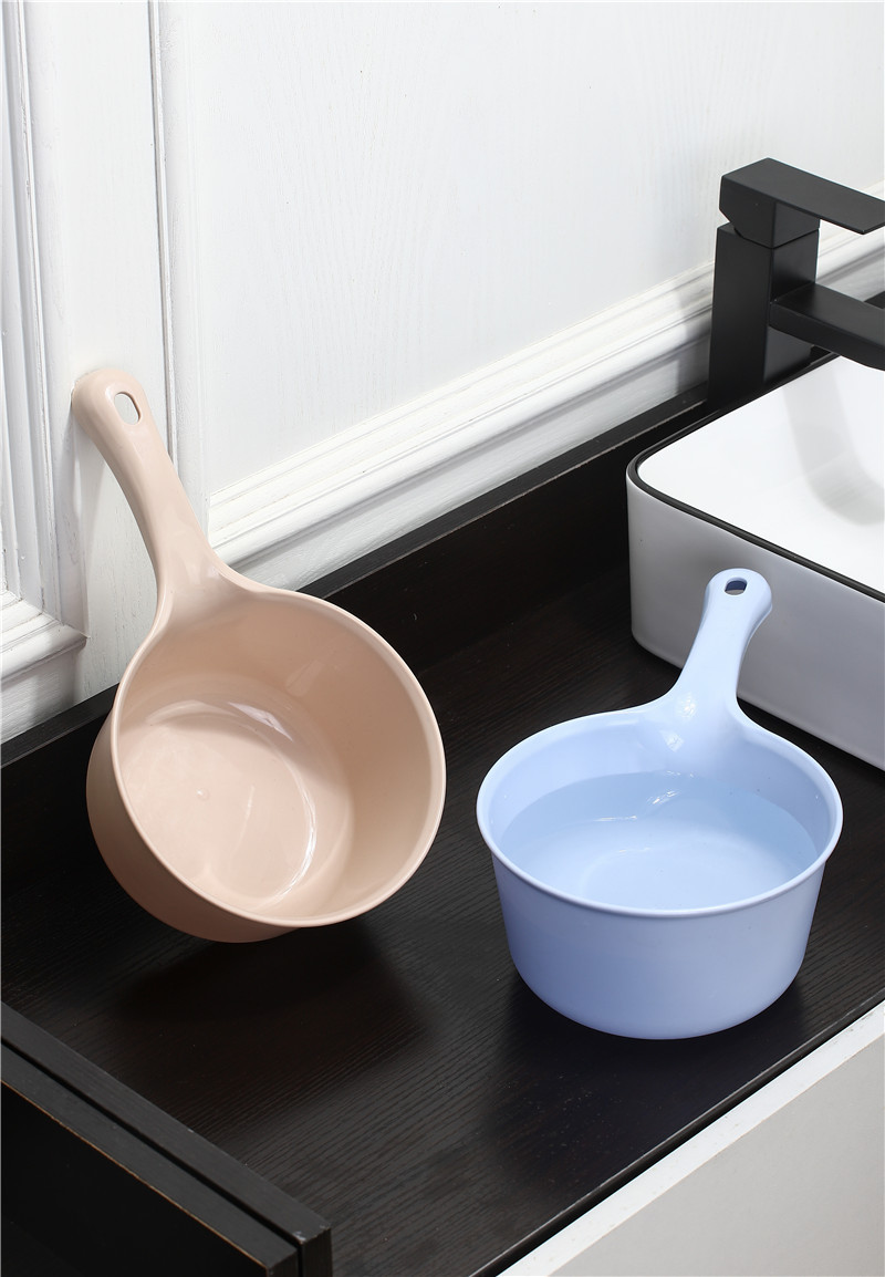 plastic household water scoop round scoop water bath bucket pail ...