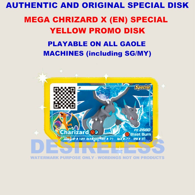 AUTHENTIC Pokémon Ga-Olé MEGA CHARIZARD X CHARIZARDX CHARIZARDY ...