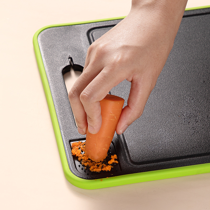 4IN1 Aluminum Alloy Cutting Board Silicone Edge Defrosting Meat Quick ...