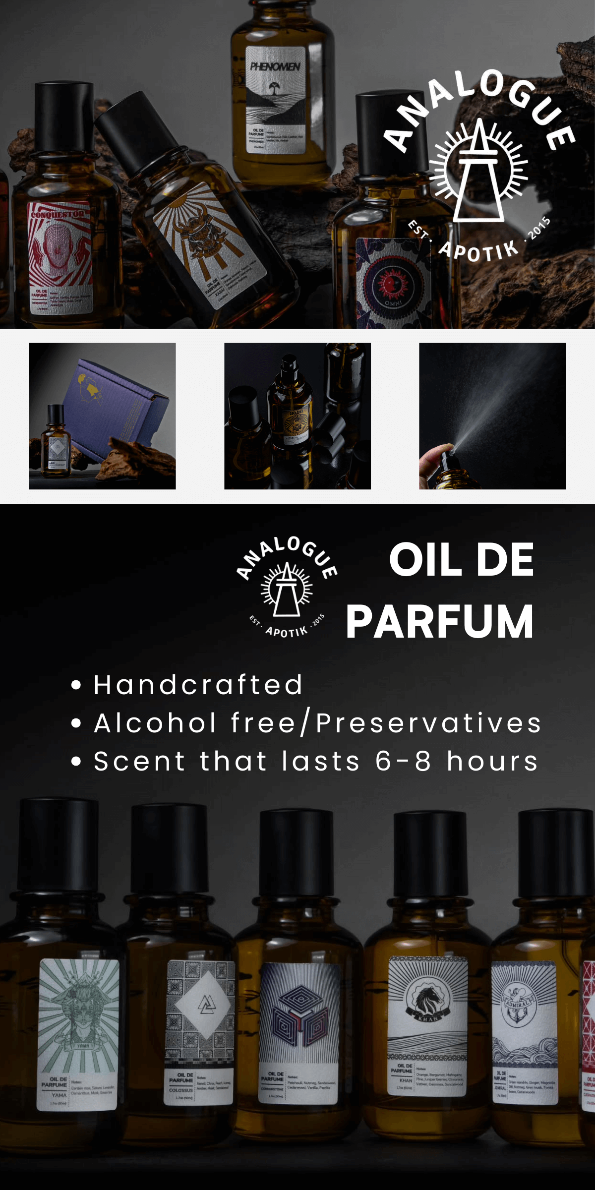 Analogue Apotik Colossus Oil De Parfum Shopee Singapore