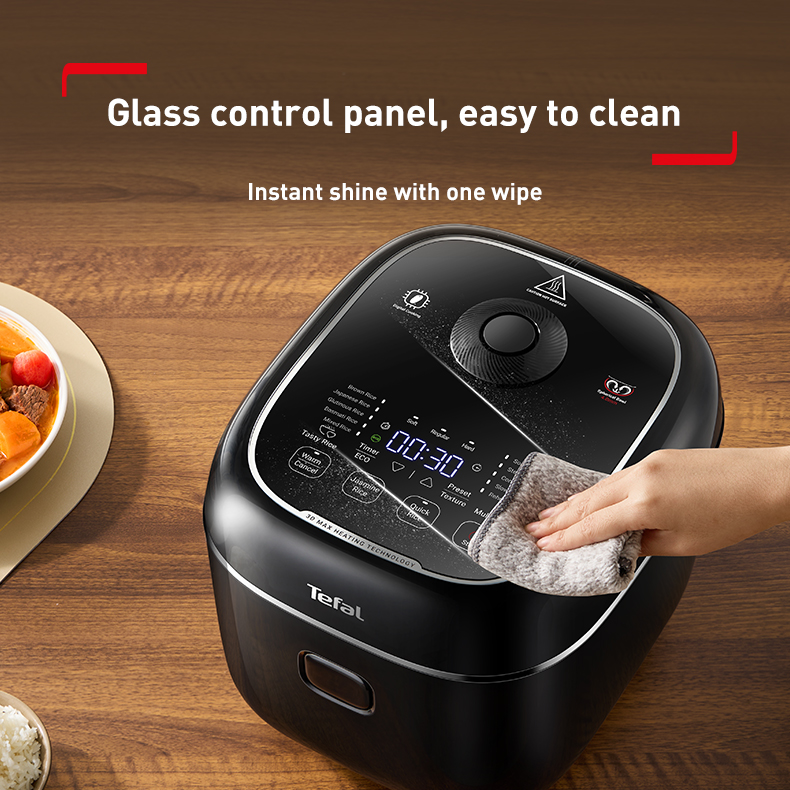 Tefal Delirice Max Fuzzy Logic 1.8L Rice Cooker RK7778 – 10 cups, 13 ...