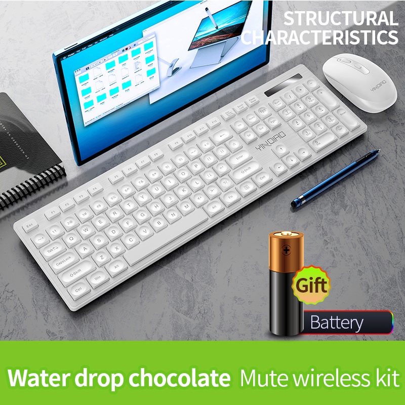 【SG Local】 Wireless Keyboard and Mouse Set RF 2.4GHz Wireless for Office Windows PC Combo ...