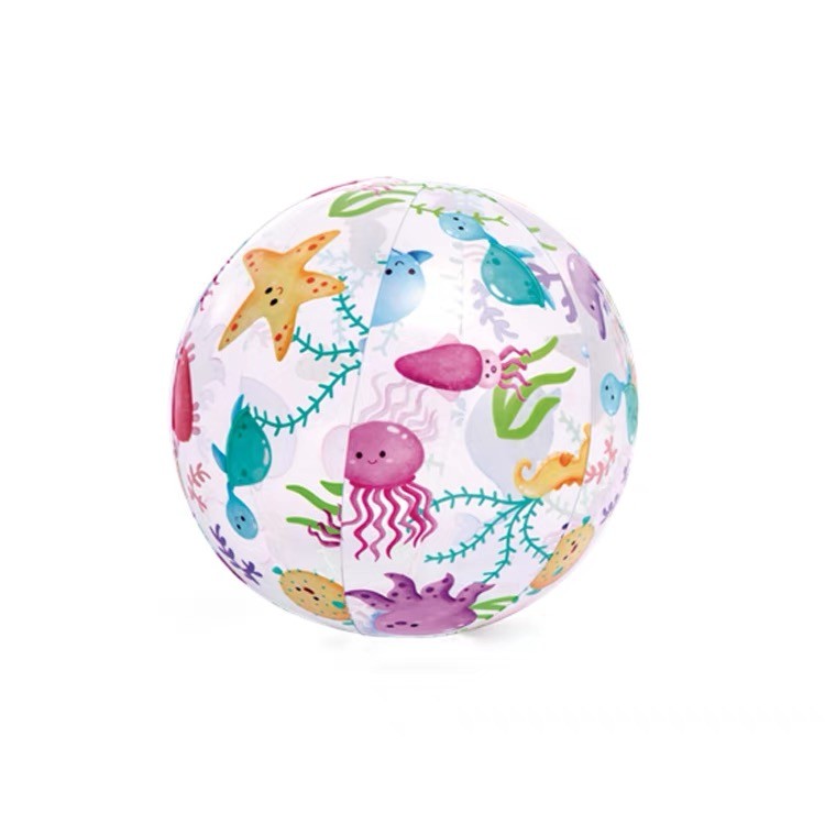 INTEX--Inflatable Ball Playing Water Ball Retro Glossy Panel Inflatable ...