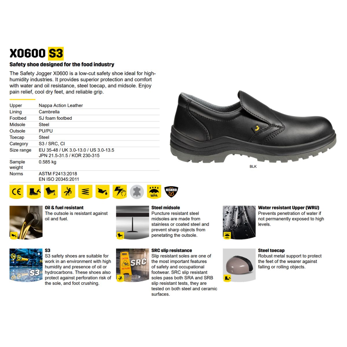 [SG STOCK] Chef Work Shoes Anti Slip Waterproof Kitchen Clogs EU36-EU49 ...
