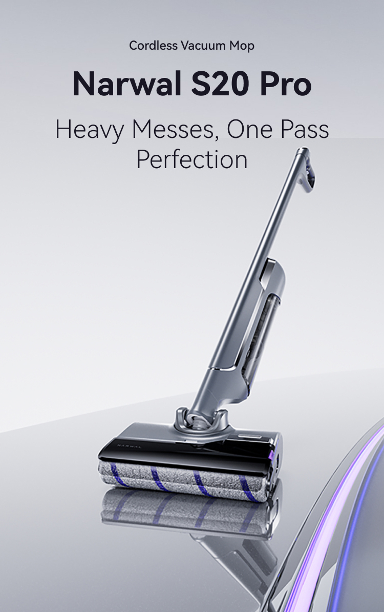 【Glides Easily】Narwal S20 Pro/S30 Wet and Dry Vacuum cleaner cordless ...
