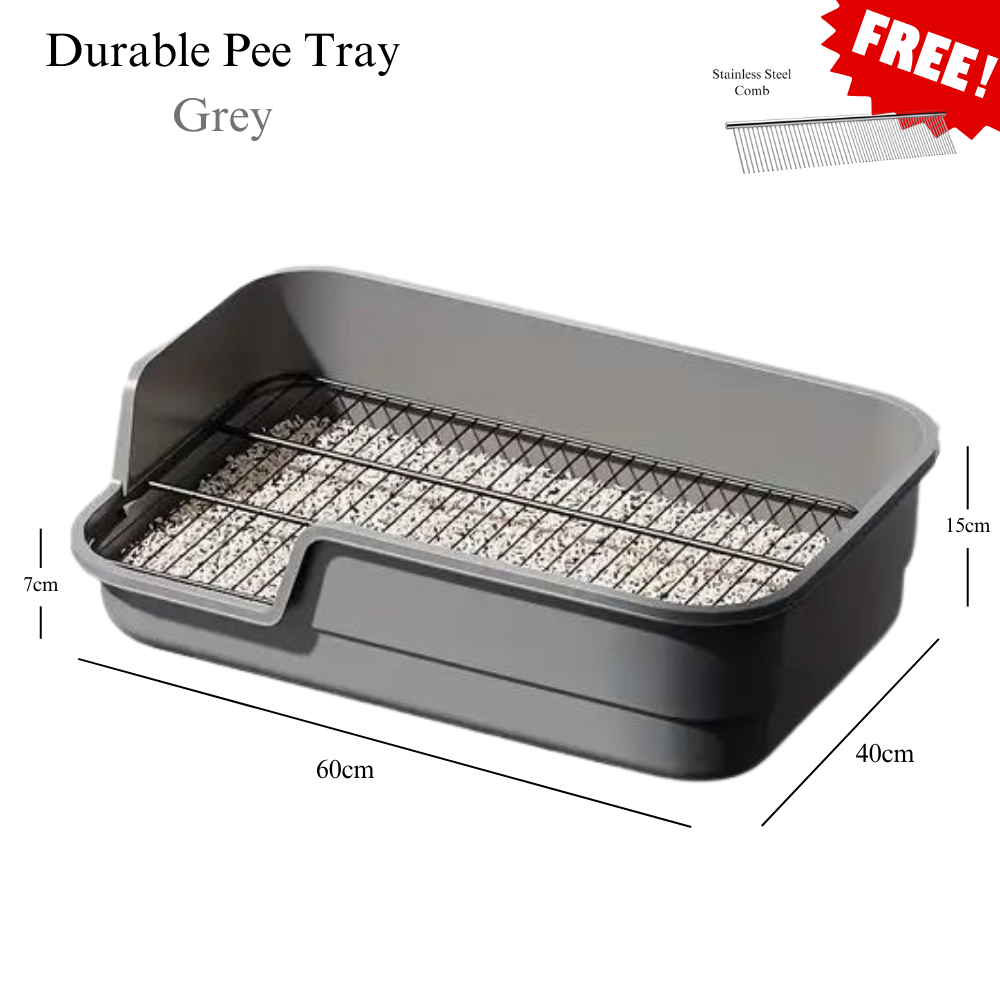 [SG Seller] Pee Tray Pee Pad Dog Puppy Pet Mesh Litter Dog Toilet Poop ...