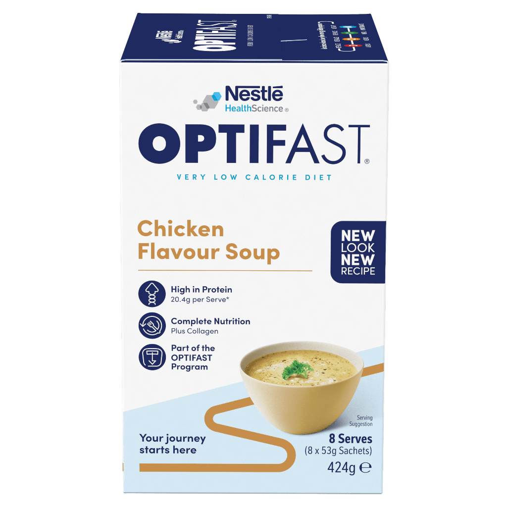 (Bundle Deal)Nestle OPTIFAST VLCD SOUP Chicken (8x53g) | Shopee Singapore