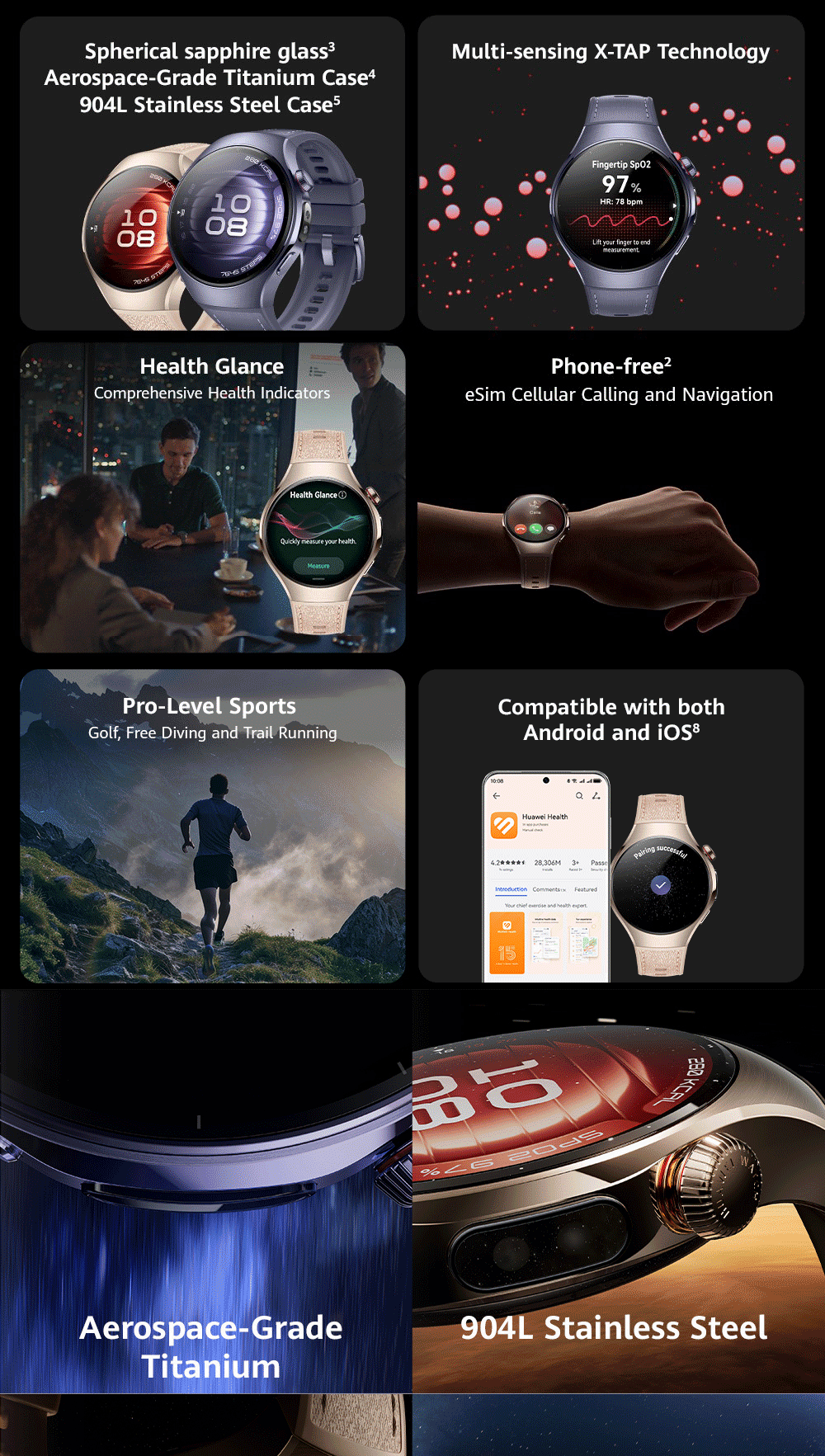 [Ready Stock] HUAWEI Watch 5 | Smartwatch I Multi-sensing X-TAP ...