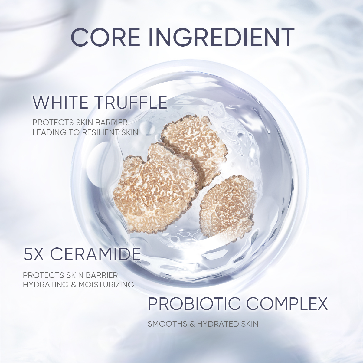 SKINTIFIC Truffle Biome Skin Reborn Cream Gel Moisturiser 30g | Capsule ...