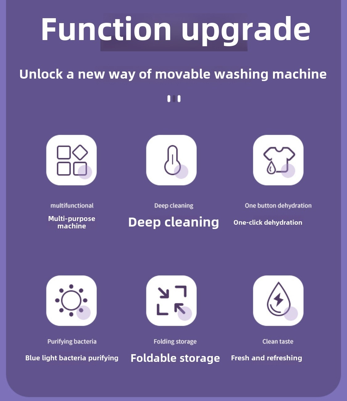 8L Mini Washing Machine With Drain Portable Washing Machine For Socks ...