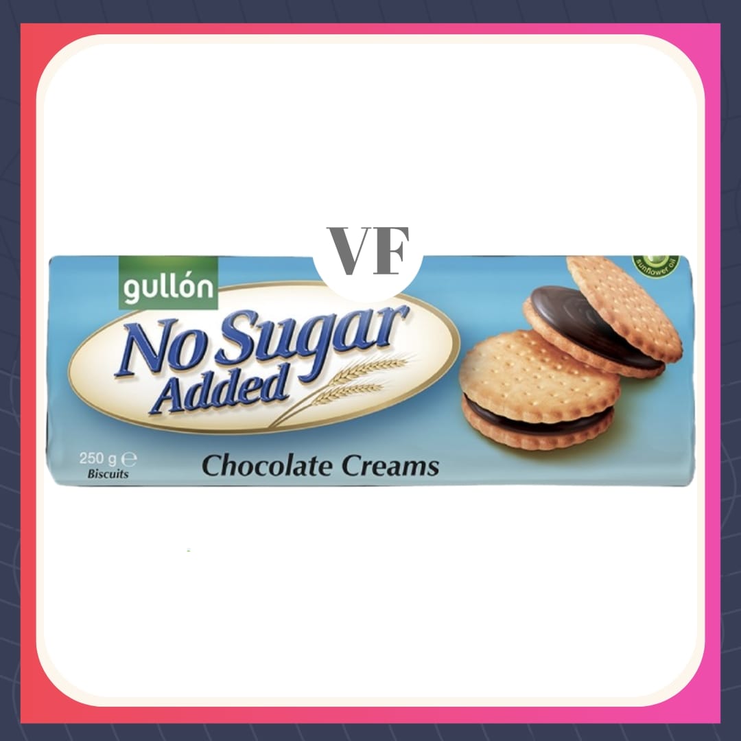 Gullon Sugar Free Biscuits Chocolate Vanilla Wafer Choco Chip Fibre ...