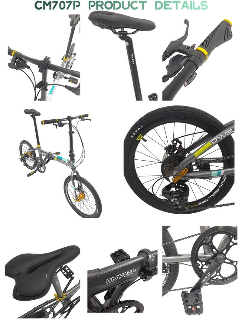 [SG OFFICIAL SHOP ] CAMEL Foldable Bicycle Disc Brake 7Speeds Shimano ...