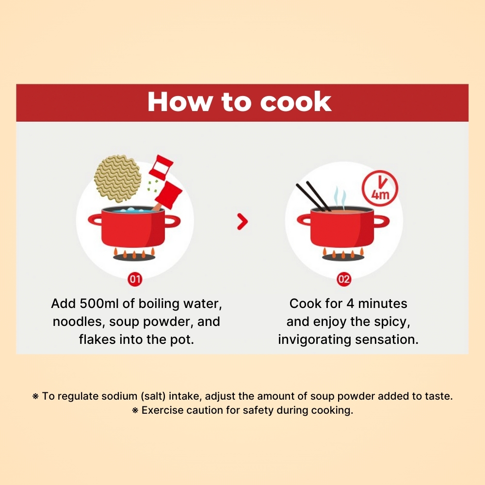 SAMYANG Maptaeng Garlic Clam Ramen Pack - Korean Instant Noodles, Spicy ...