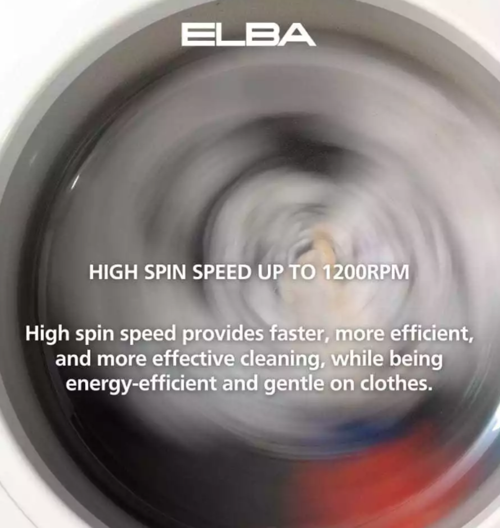 ELBA EWF 70120 WP 7KG FRONT LOAD WASHING MACHINE + 2 YEARS WARRANTY ...