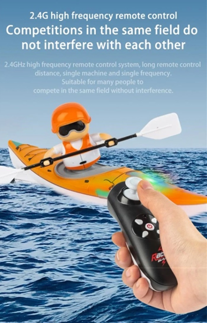 HC-810 RC Kayak Paddle Boat 2.4G for swimming pools or ponds | Shopee ...