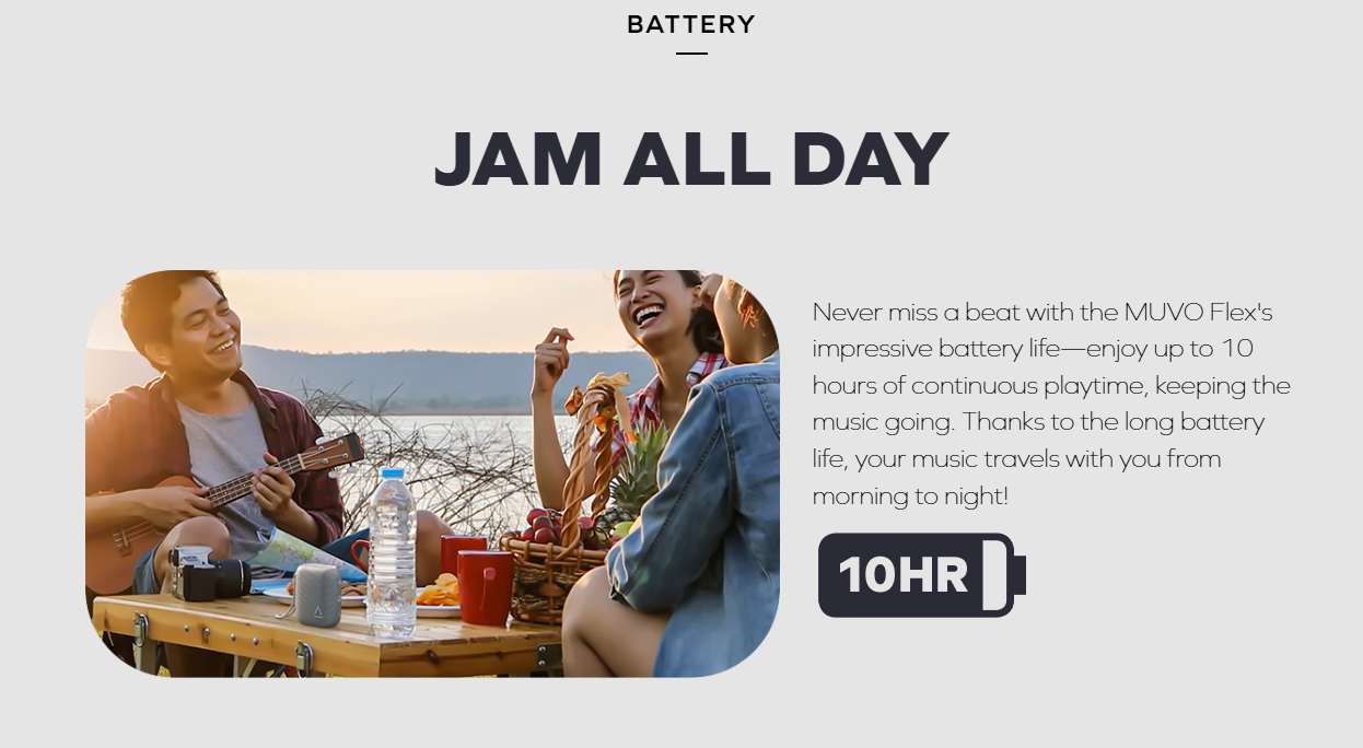 Creative Muvo Flex Wireless Bluetooth 5.3 Speaker WIth IPX67 For ...