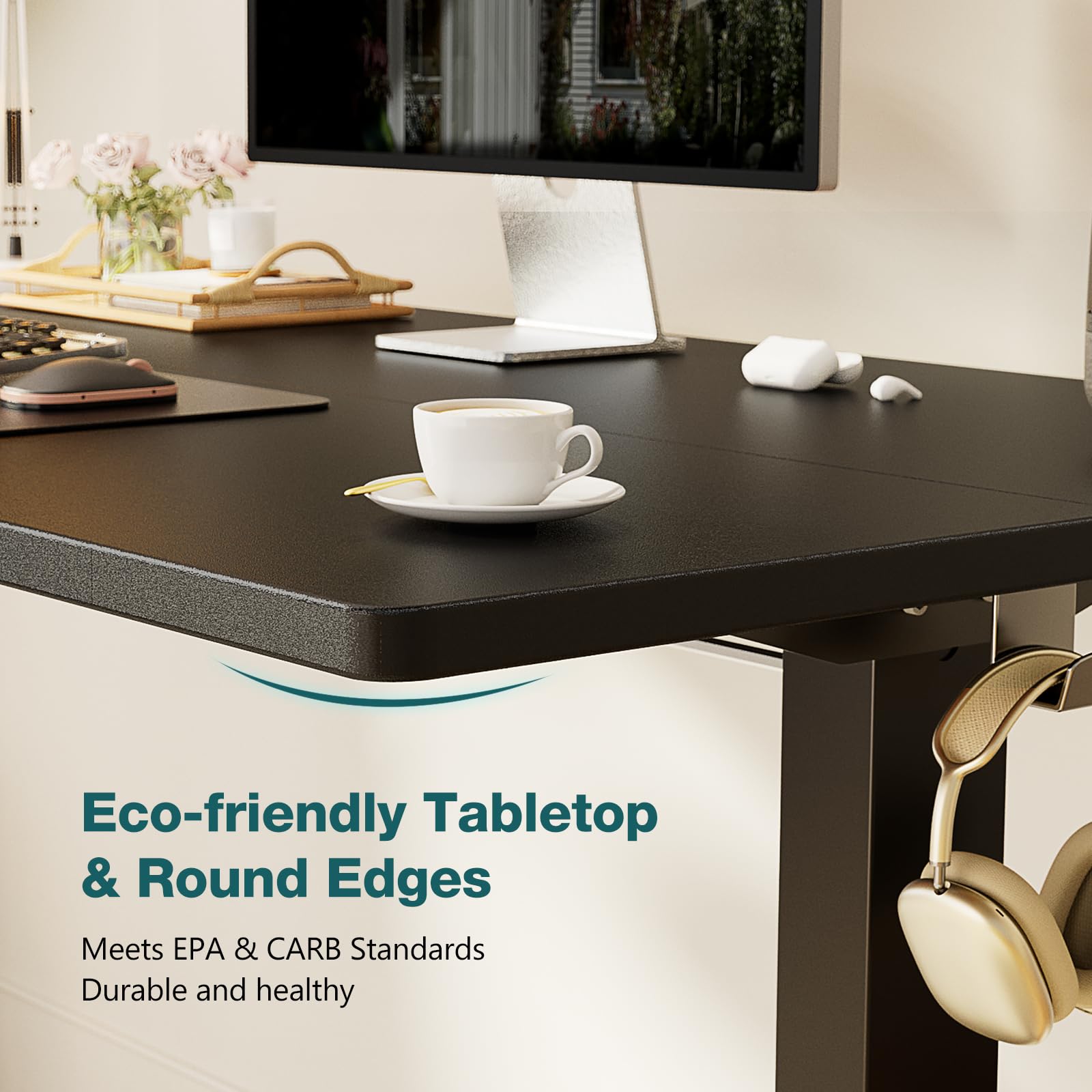 Electric Standing Desk Height Adjustable Table Office Desk Computer ...