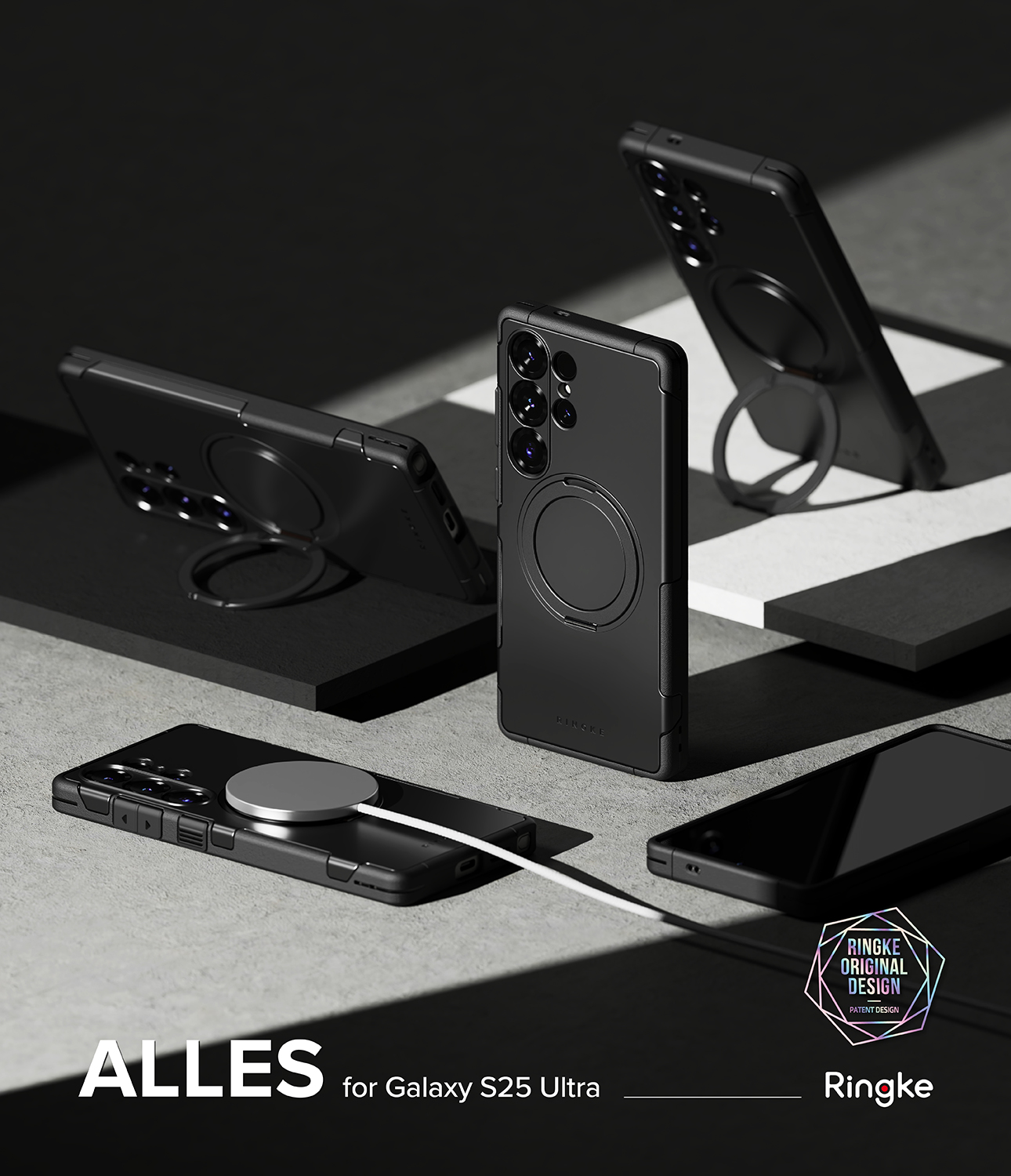 Ringke Alles for Galaxy S25 Ultra Protective Cover Case with Stand ...