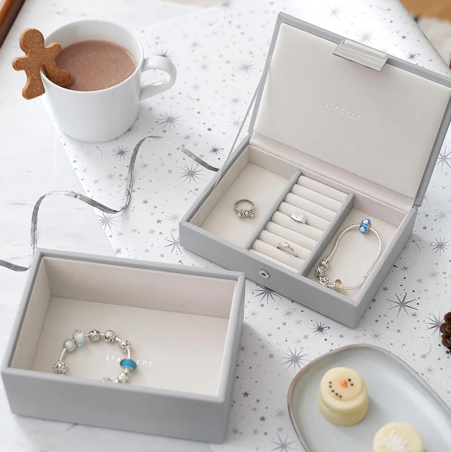 STACKERS Mini 2-in-1 Jewellery Organiser Box Set (Personalisable ...